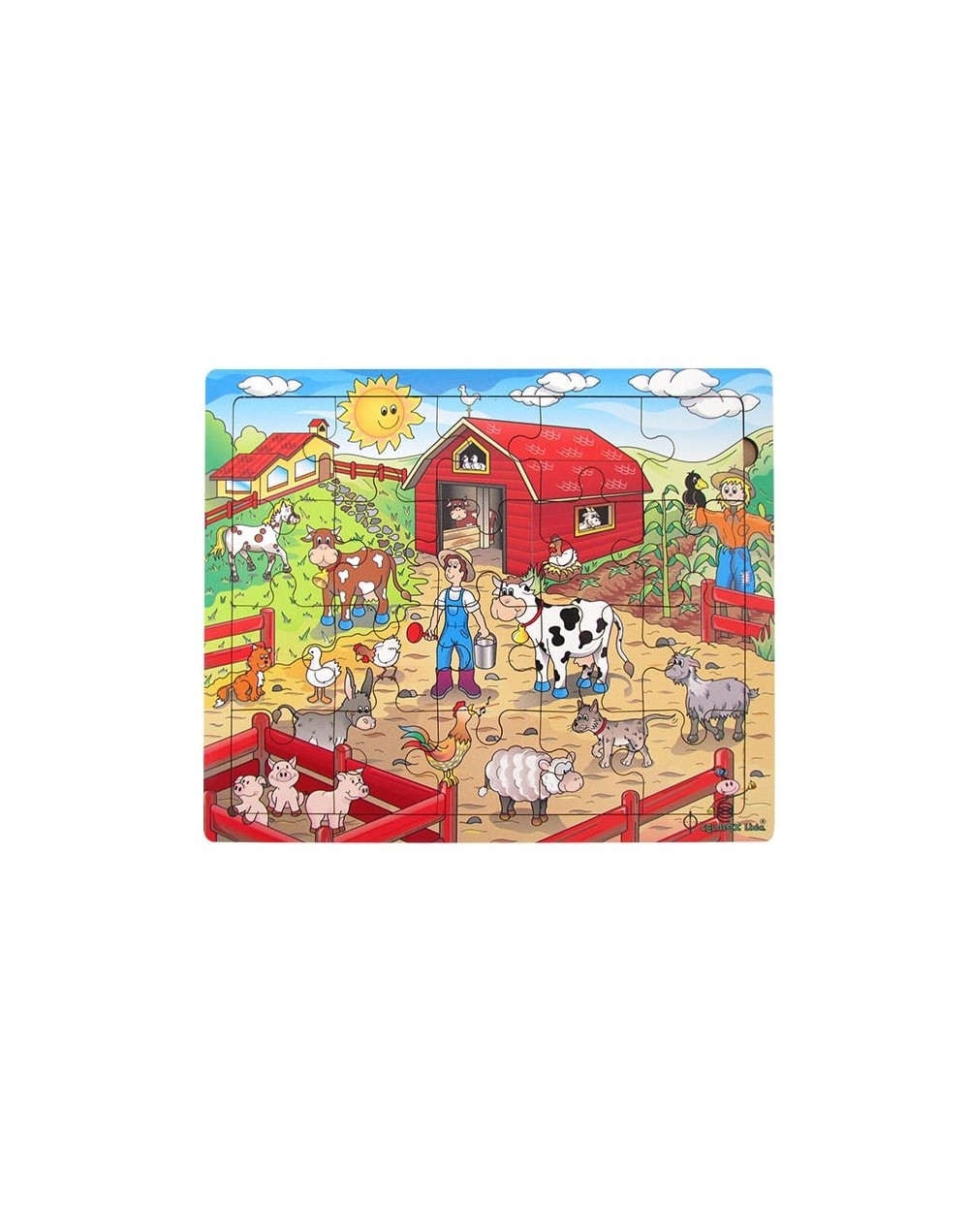 Rompecabezas de la granja x20 fichas