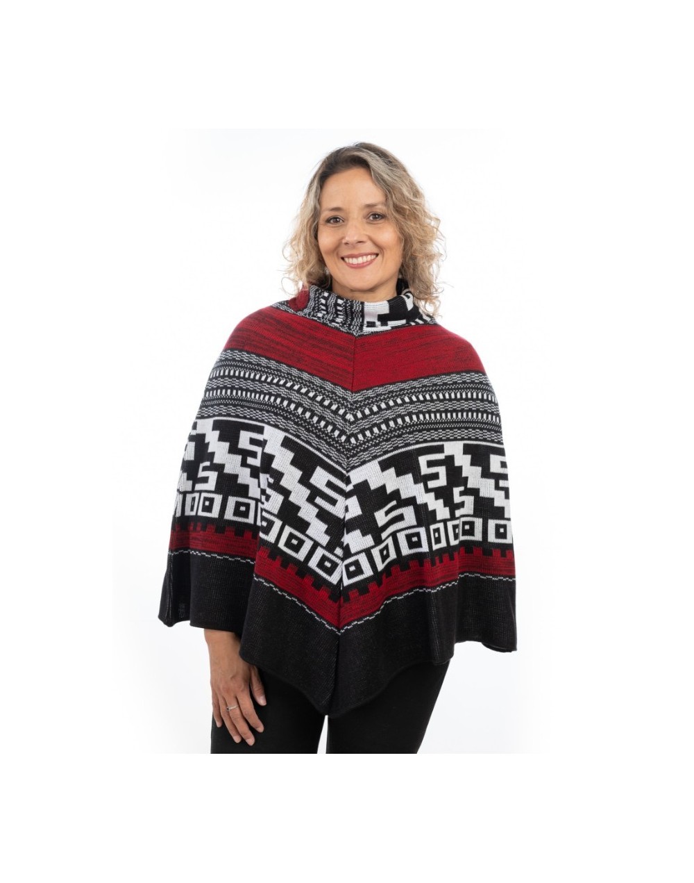 Ruana con diseño para mujer