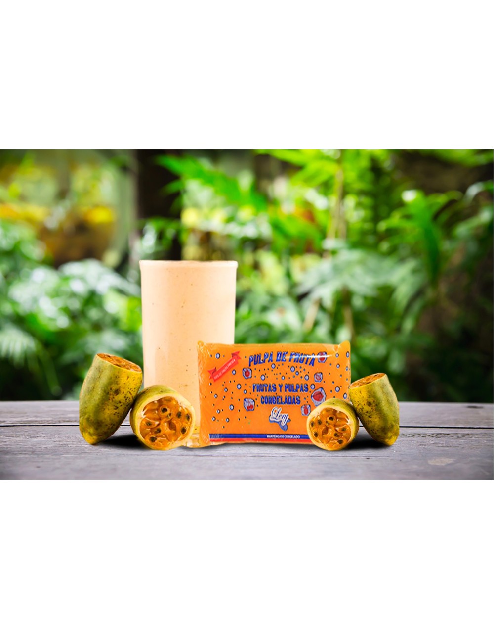 Pulpa de fruta congelada Curuba de fruta 100