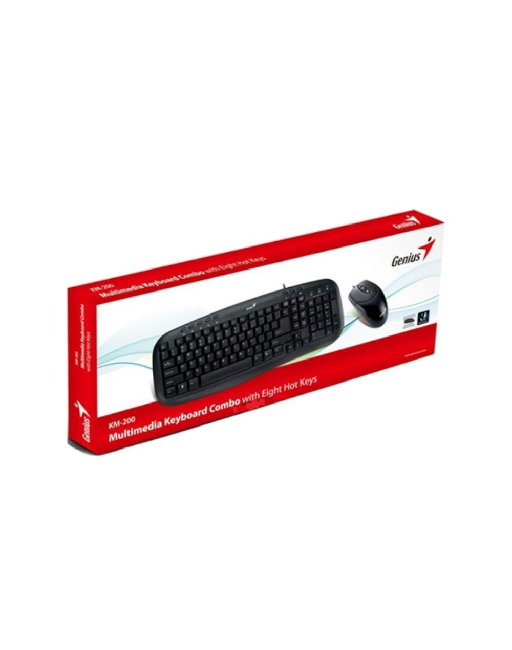 Combo teclado y mouse smart km - 200 marca genius.