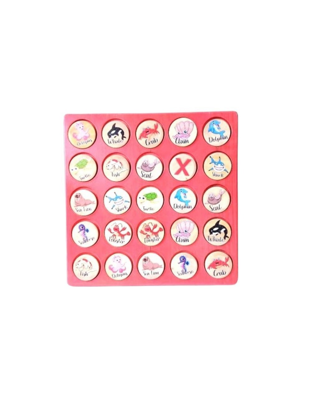 Juego de memoria "animales de mar"