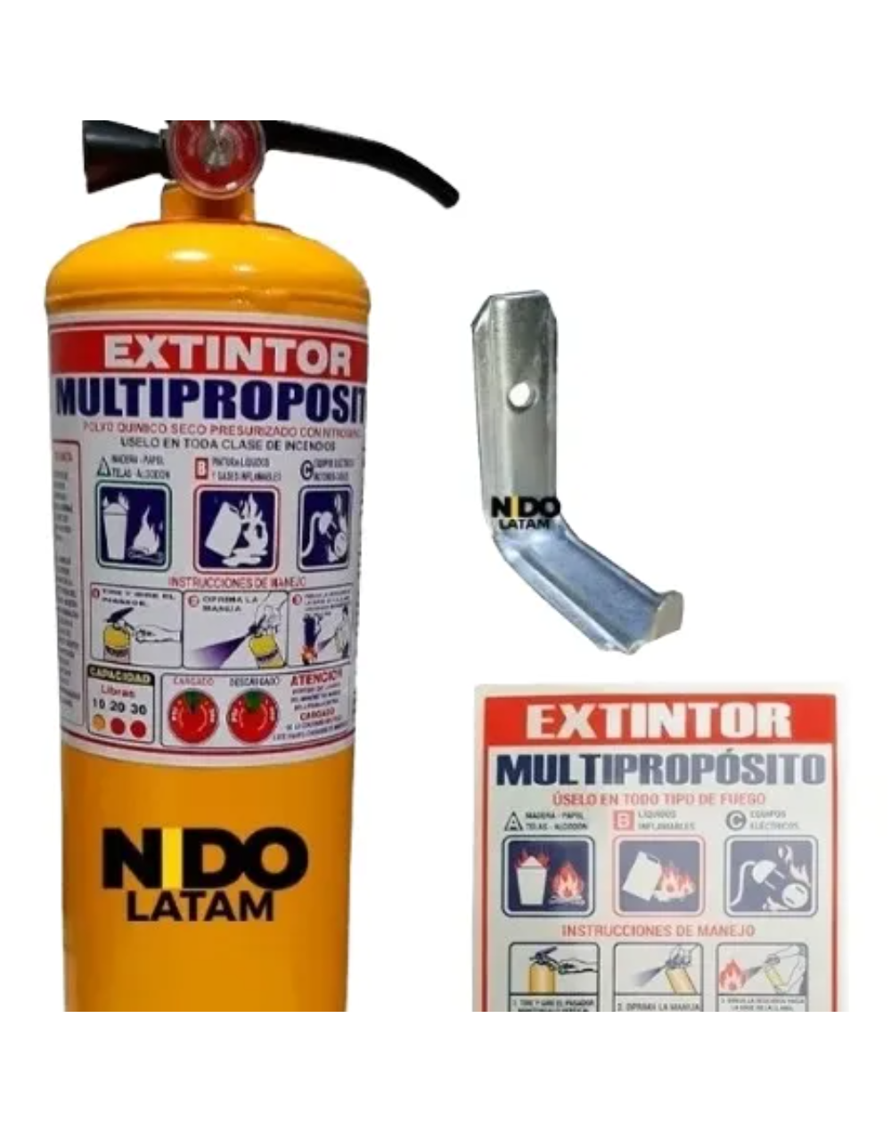 EXTINTOR MULTIPROPOSITO ABC